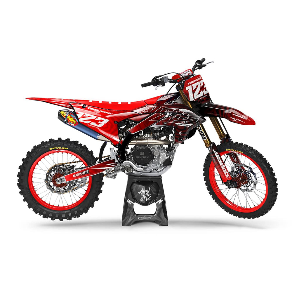 AlienArts - Kit Déco Moto Premium Holographique & Chrome