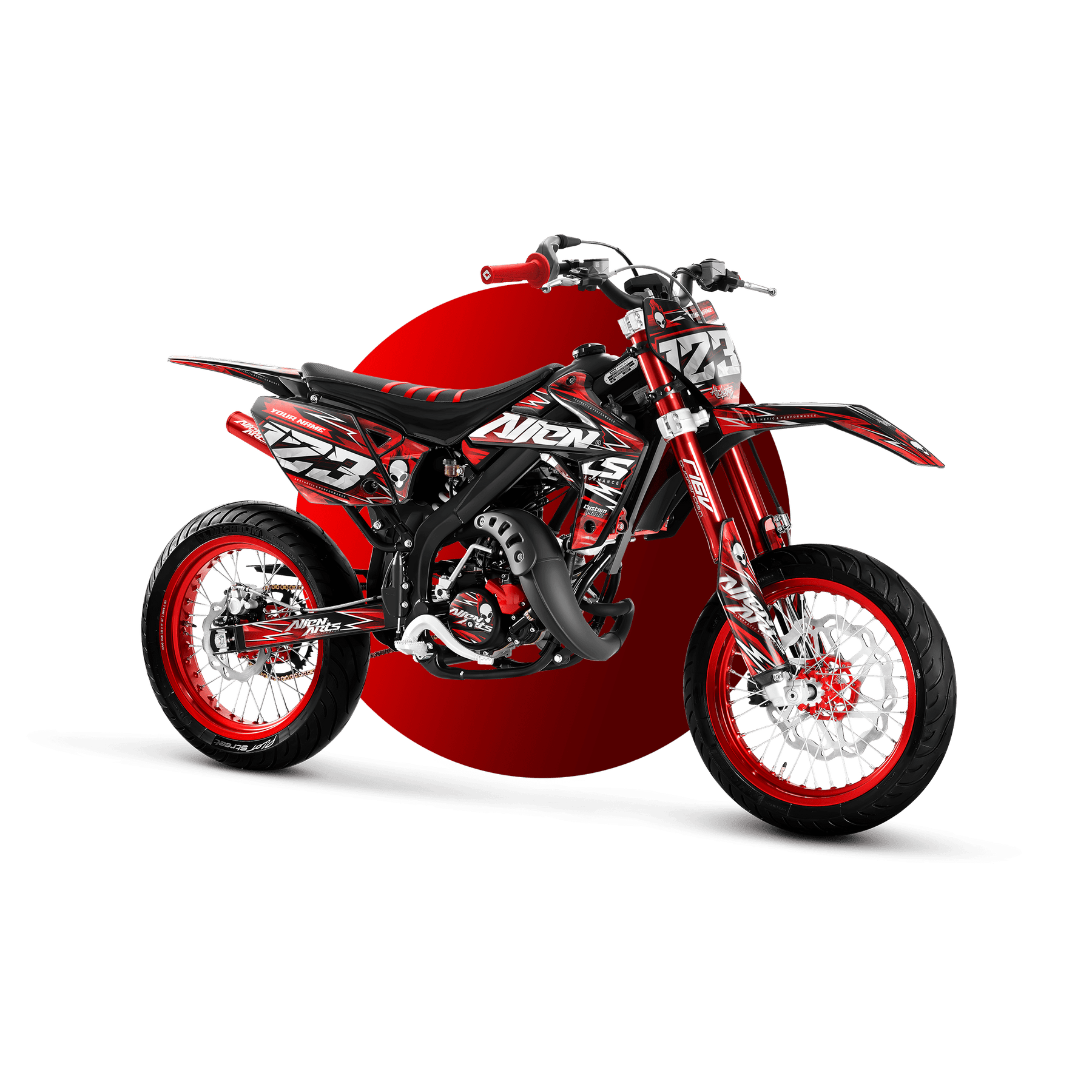 Kit déco Moto 50cc | Sur-mesure | AlienArts