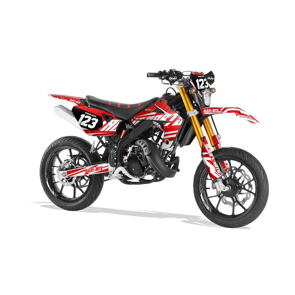 AlienArts - Kit Déco Moto Premium Holographique & Chrome